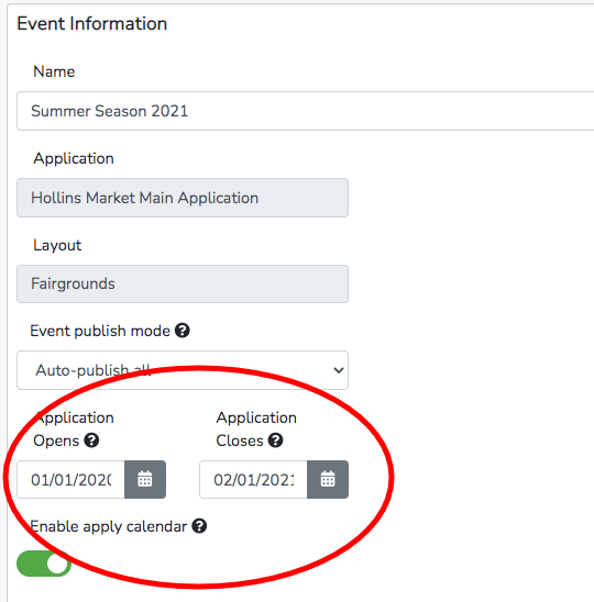 How to modify/extend your application deadline - Marketspread